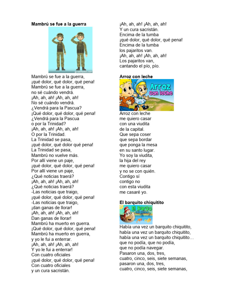 10 Rondas Infantiles | PDF