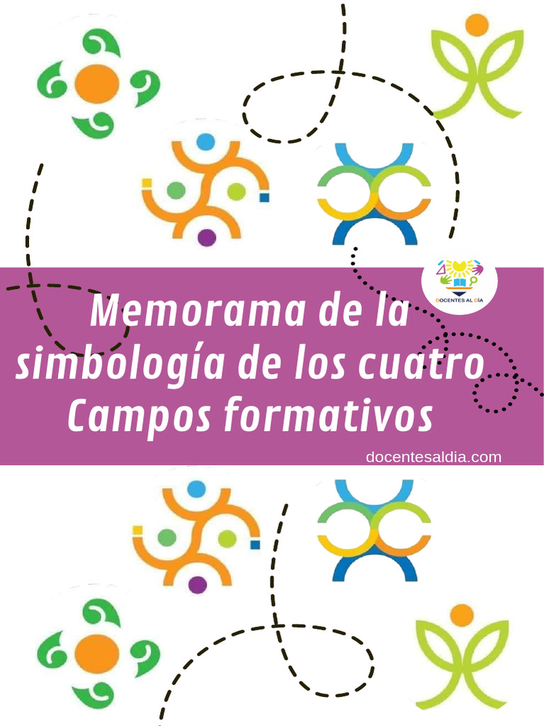 Memorama de La Simbolos Logos de Los Cuatro Campos Formativos 2 | PDF