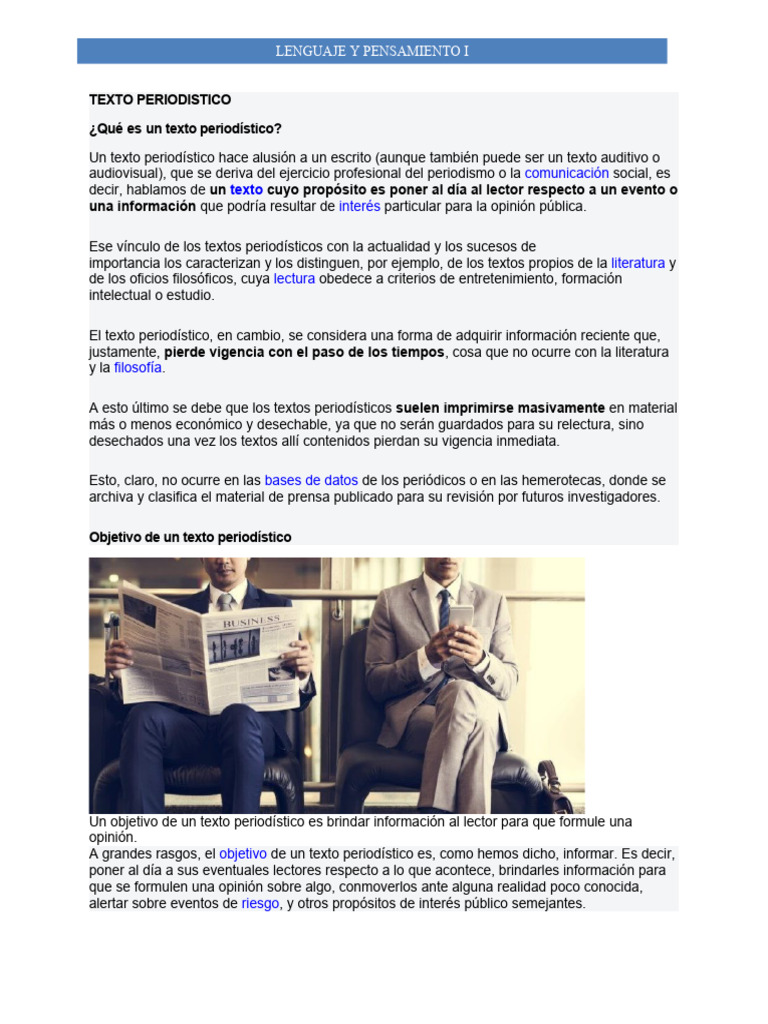 Estructura paratextual de los géneros y tipos de textos | PDF ...