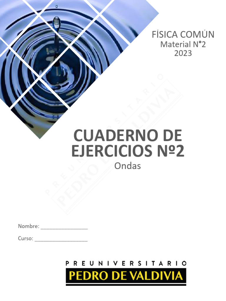 1232-FC_02_Cuaderno_de_Ejercicios_N°2_Ondas (1) | PDF | Olas | Sonido