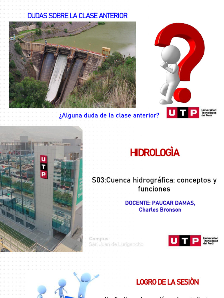 S03.s2_PPT_Cuenca hidrográfica Conceptos básicos y Funciones | PDF ...