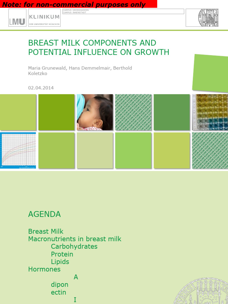 Breast Milk Components and Potential Influence On Growth | PDF | Breast ...