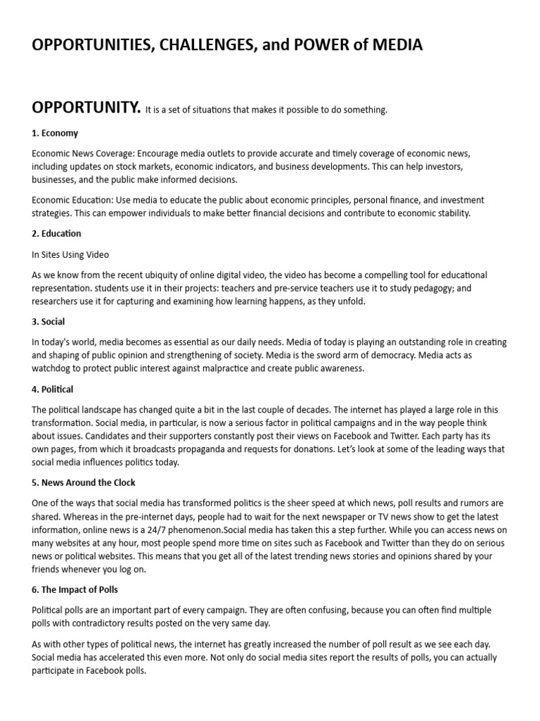 MIL Q2 - Week-1 | PDF | Opinion Poll | Social Media