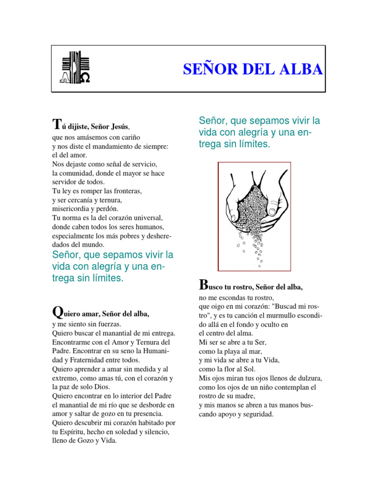 Seor Del Alba | PDF | Oración | Amor