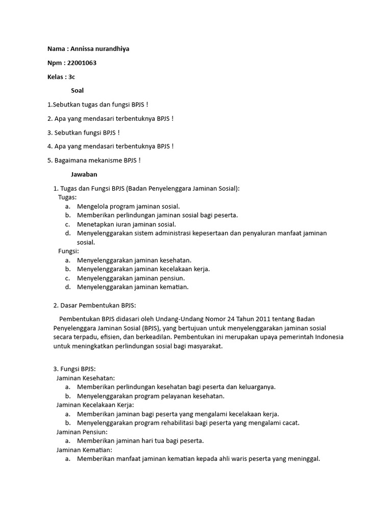 Sistem Management - Tugas Annissa Nurandhiya 22001063 | PDF | Ilmu Sosial