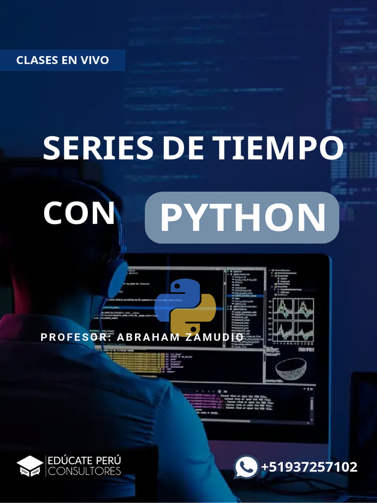 Series de Tiempo Con Python | PDF | Series de tiempo | Hora