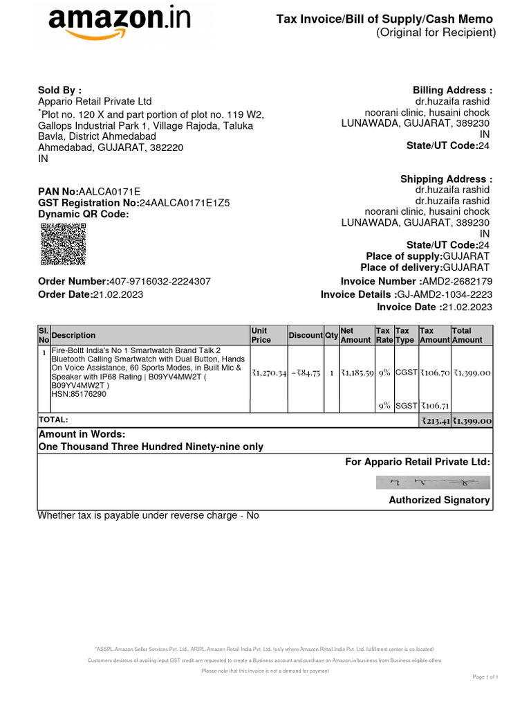 Invoice | PDF | Invoice | Money
