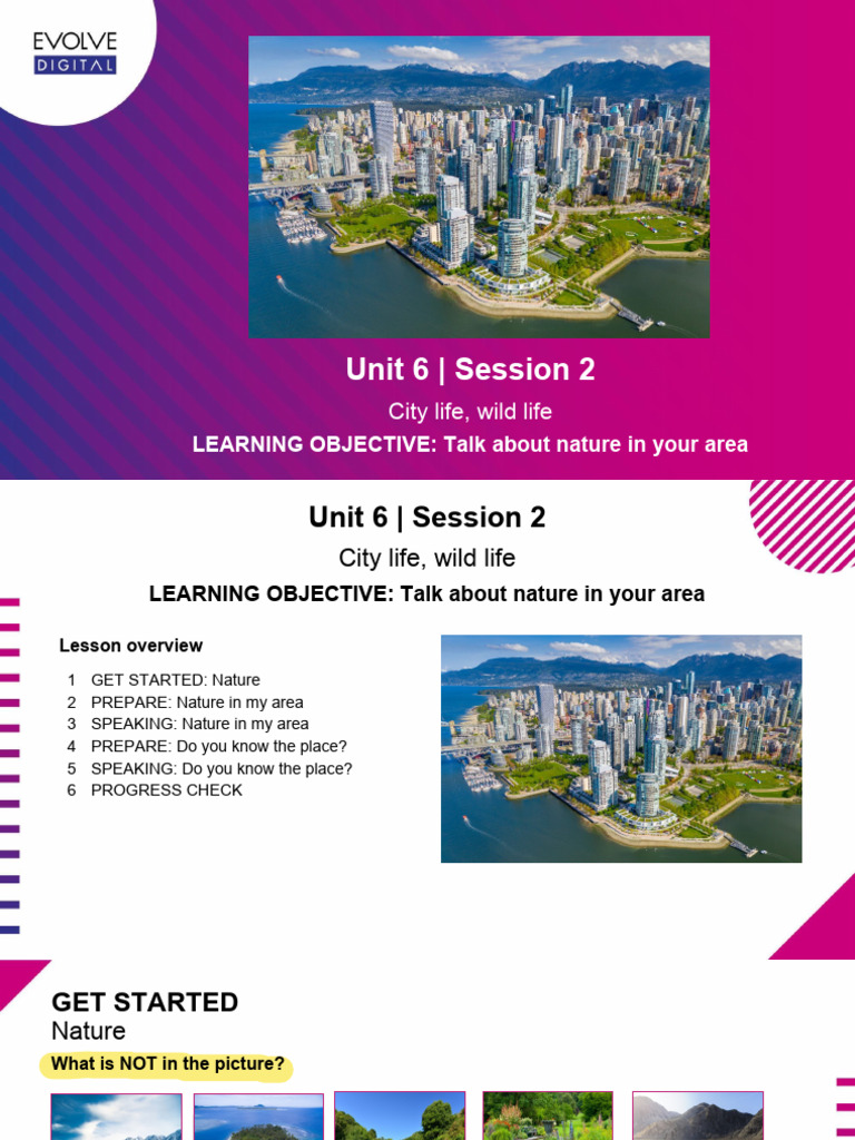 Unit 6 - Session 2: City Life, Wild Life | PDF | Landscape | Earth Sciences