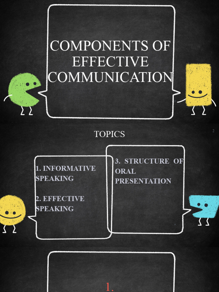 Components of Effective Communication | PDF | Communication | Nonverbal ...