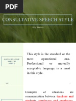 Frozen Speech Style | PDF | Foreign Language Studies