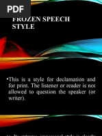 Consultative Speech Style Example Sentence PDF | PDF | Conversation ...