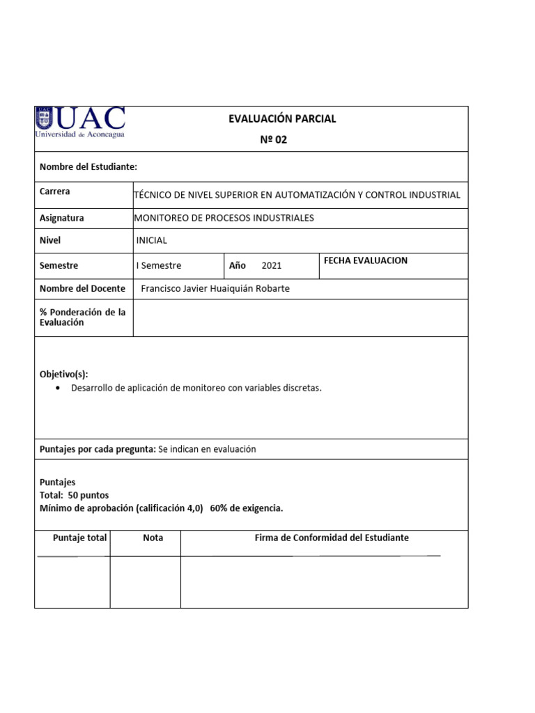 EV2 - Monitoreo de Procesos | PDF | Scada | Automatización
