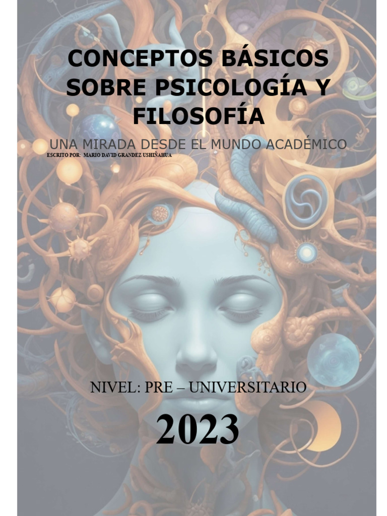 Conceptos Basicos de Filosofía y Psicología, Ed.1 | PDF | Sicología | Mente