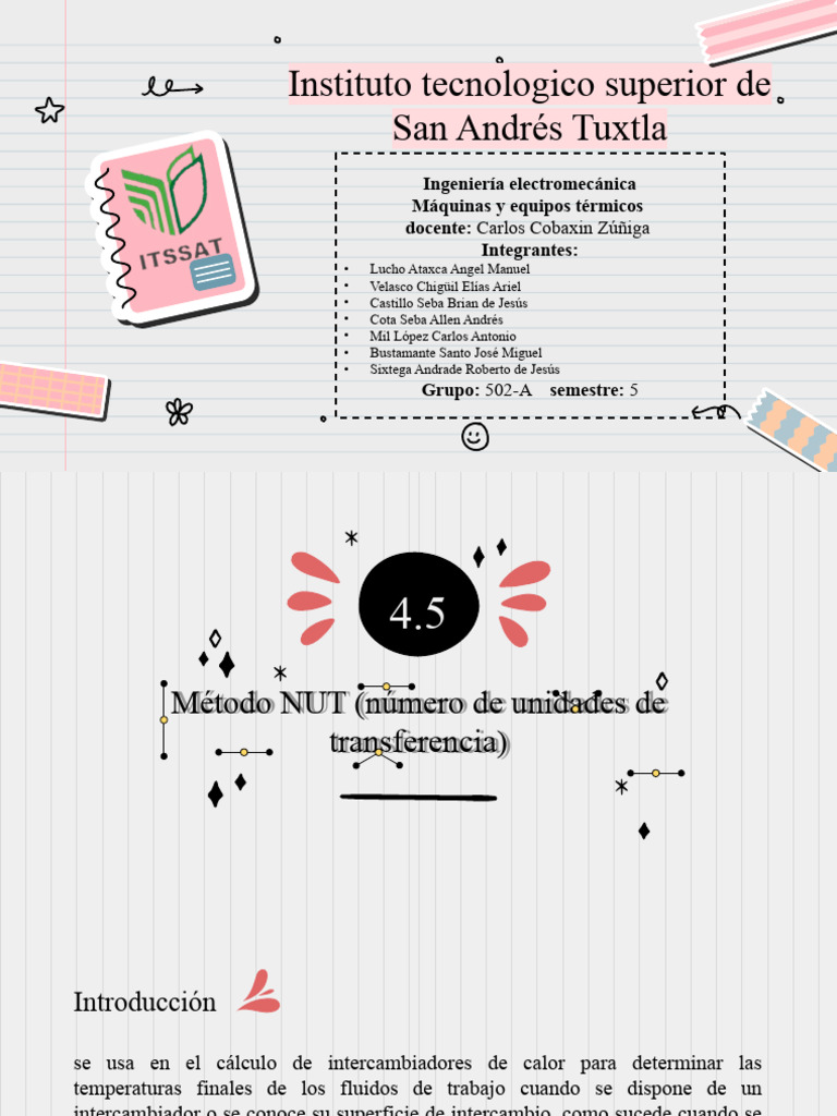 Método NUT en Intercambiadores de Calor | PDF | Intercambiador de calor ...