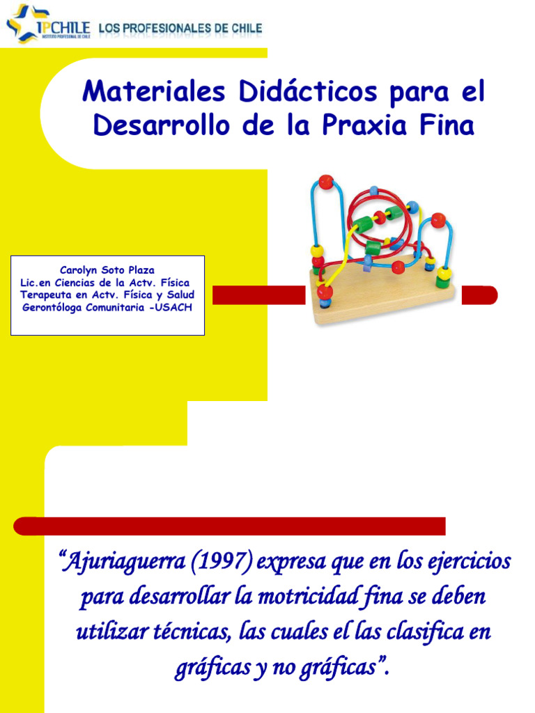 Técnicas de Praxia Fina para Niños | PDF | Aprendizaje | Las emociones
