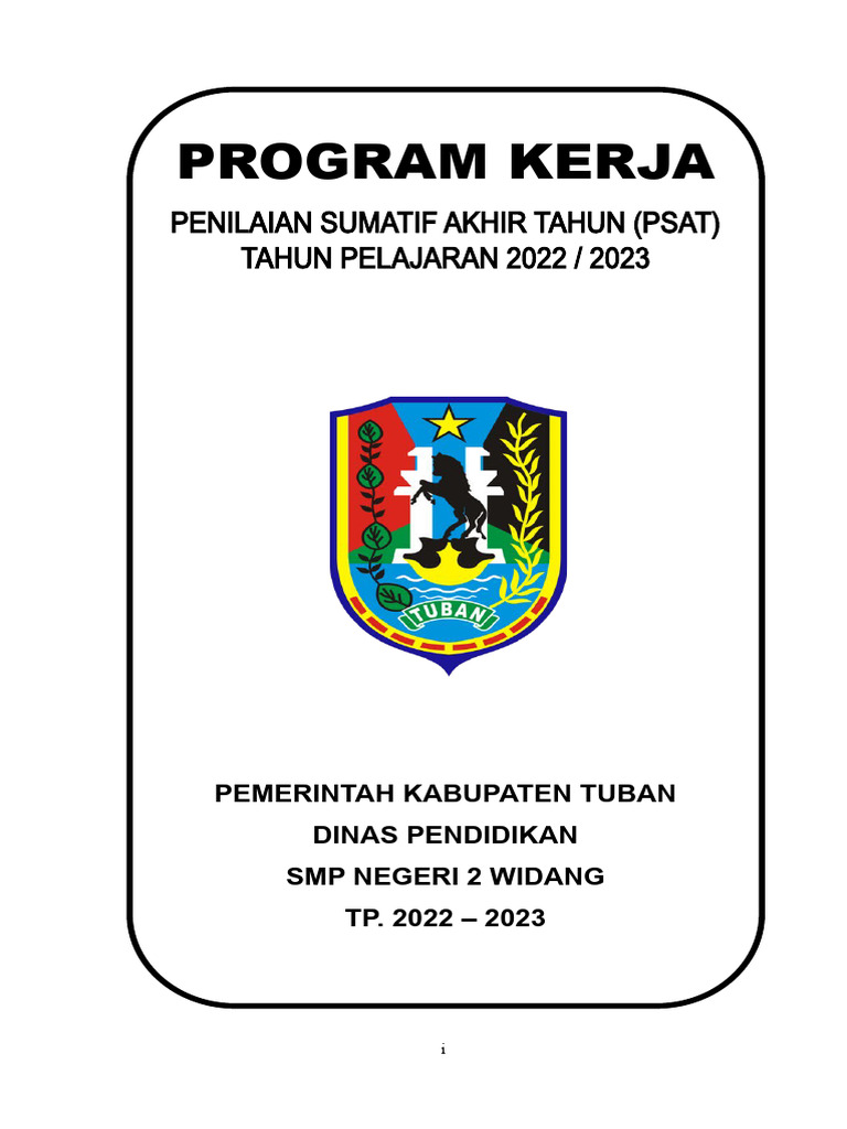 Program Psat Genap 2022-2023 | PDF | Pengelolaan Keuangan & Uang