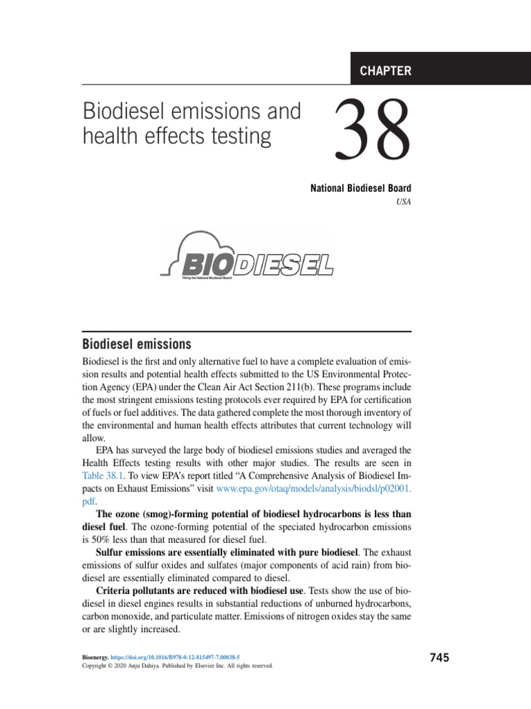Nationalbiodieselboard 2020 | PDF | Air Pollution | Biodiesel