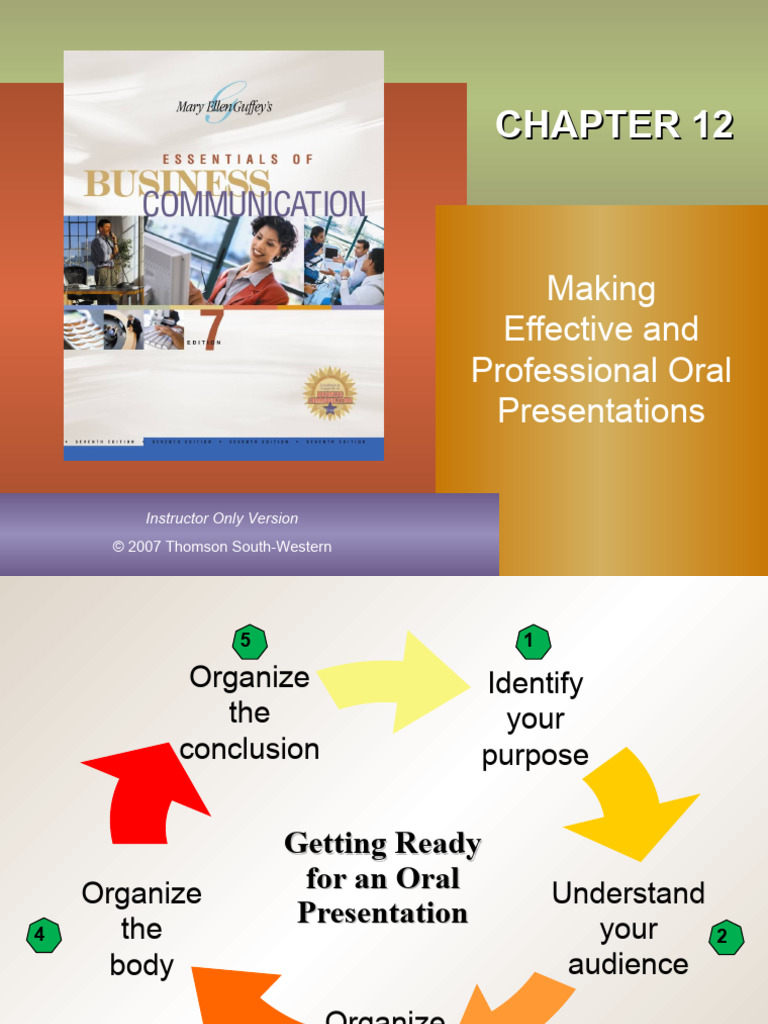 11_OralPresentation (1) | PDF | Communication | Reason