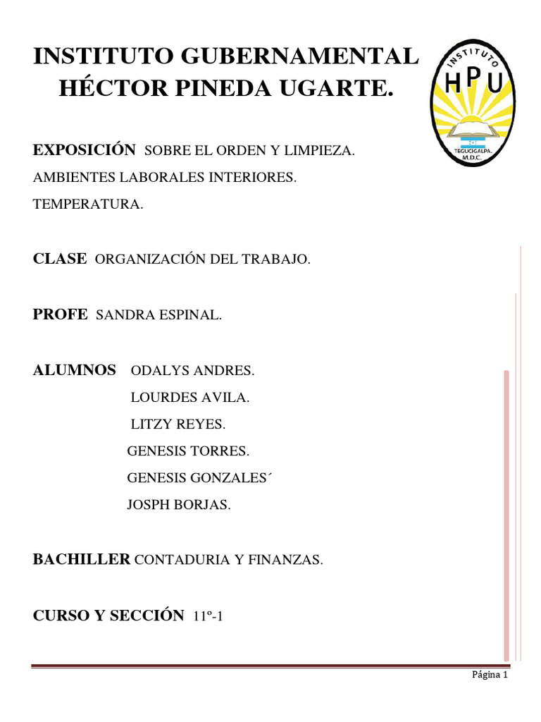 Informe Orga. | PDF | ruido | Sonido