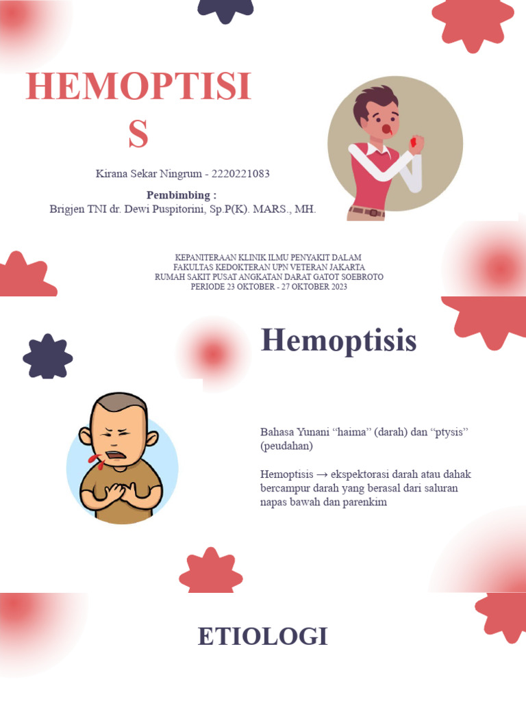 Hemoptisis | PDF