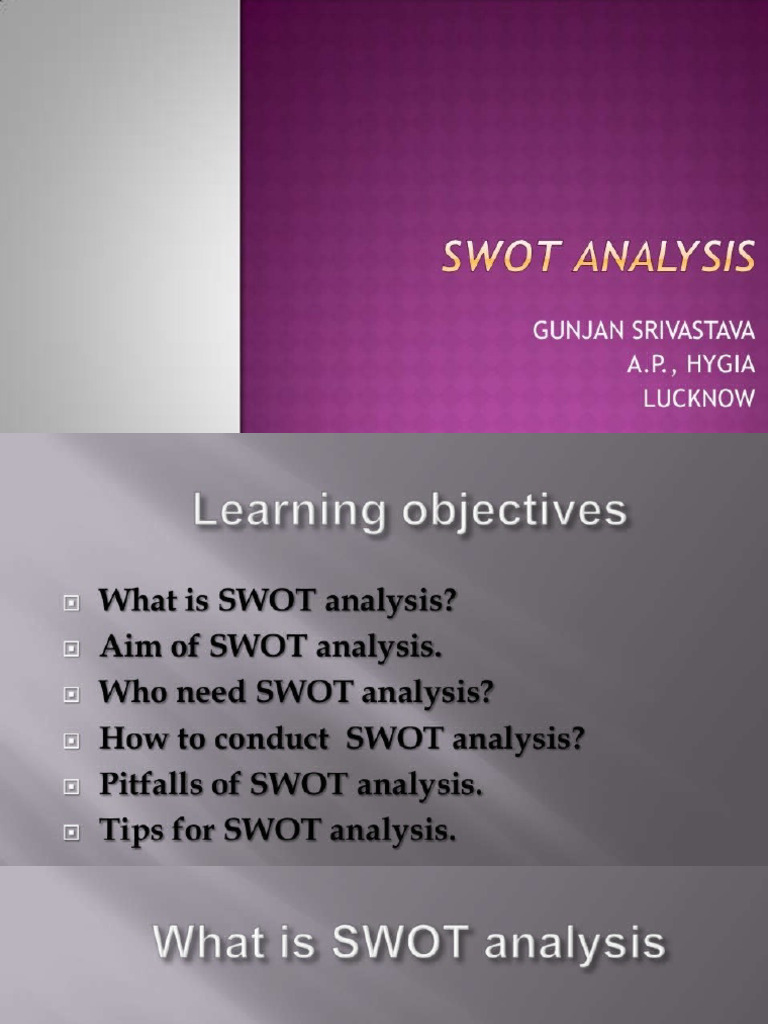 1.9. Swot-Analysis | PDF