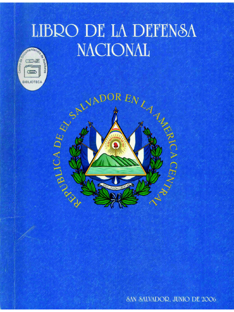 LIBRO DE LA DEFENSA NACIONAL de El Salvador | PDF