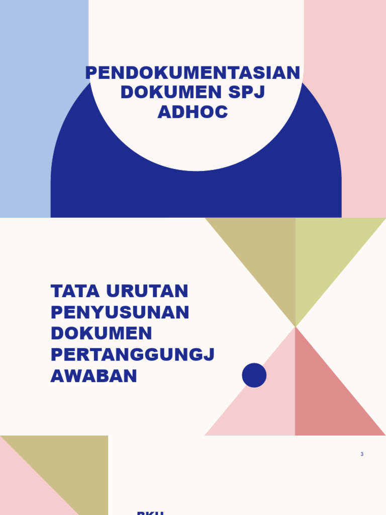 Pendokumentasian Dokumen SPJ Adhoc | PDF