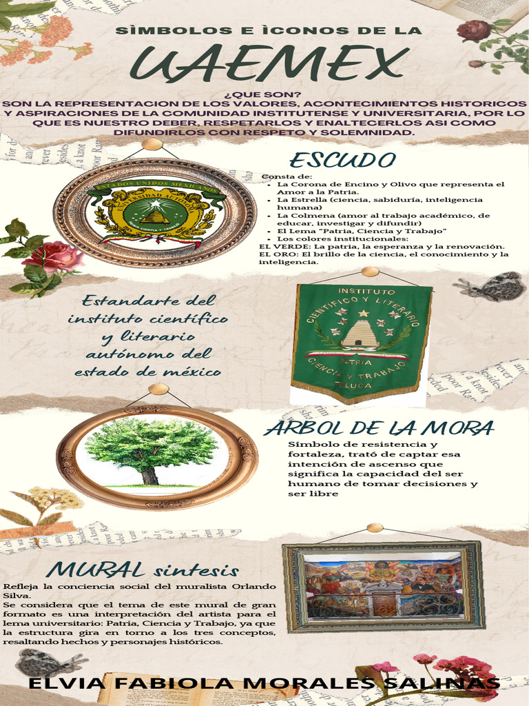 Infográfia Símbolos UAEMEX | PDF