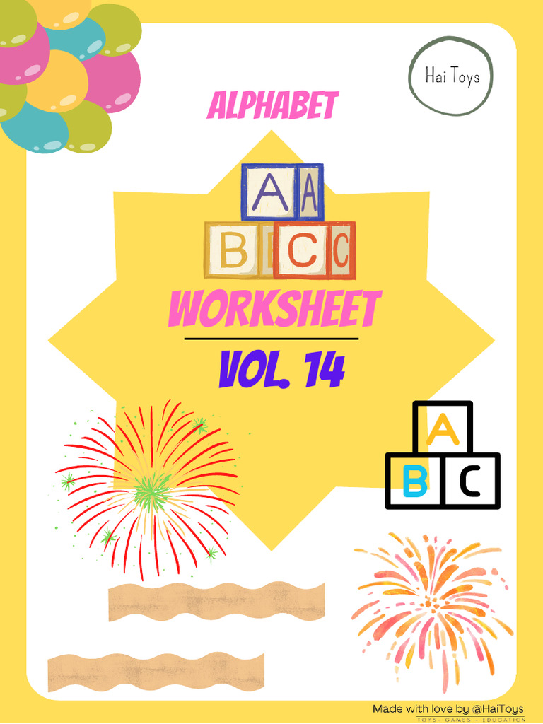 Worksheet Belajar Huruf Abjad | PDF
