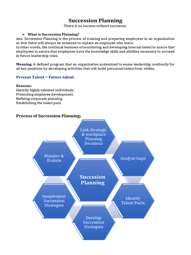 Succession Planning | PDF | Employee Retention | Competence (Human ...