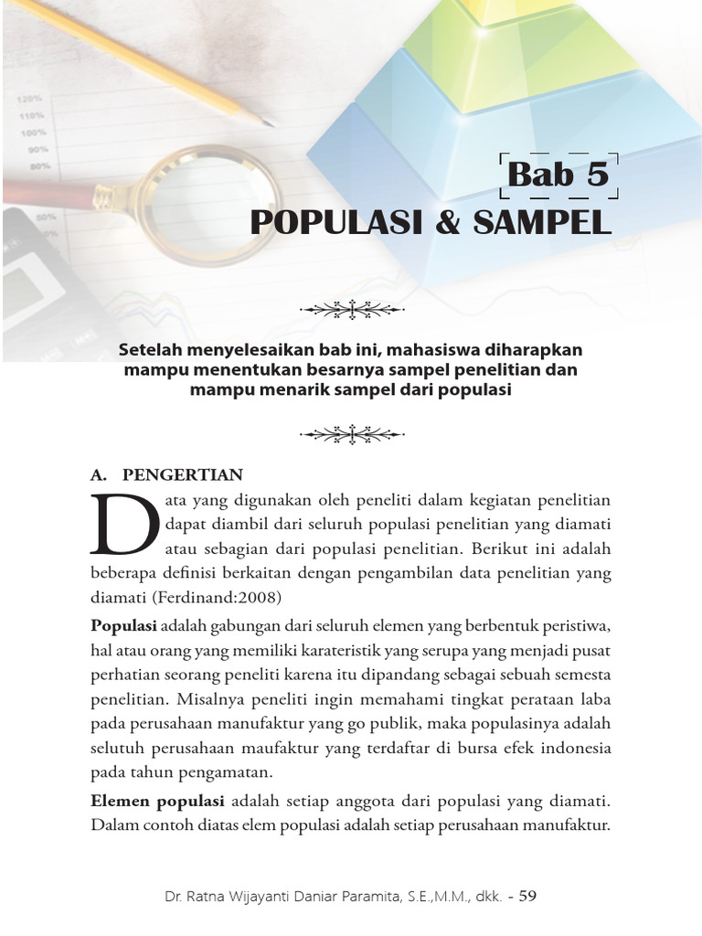 Populasi Dan Sampel | PDF