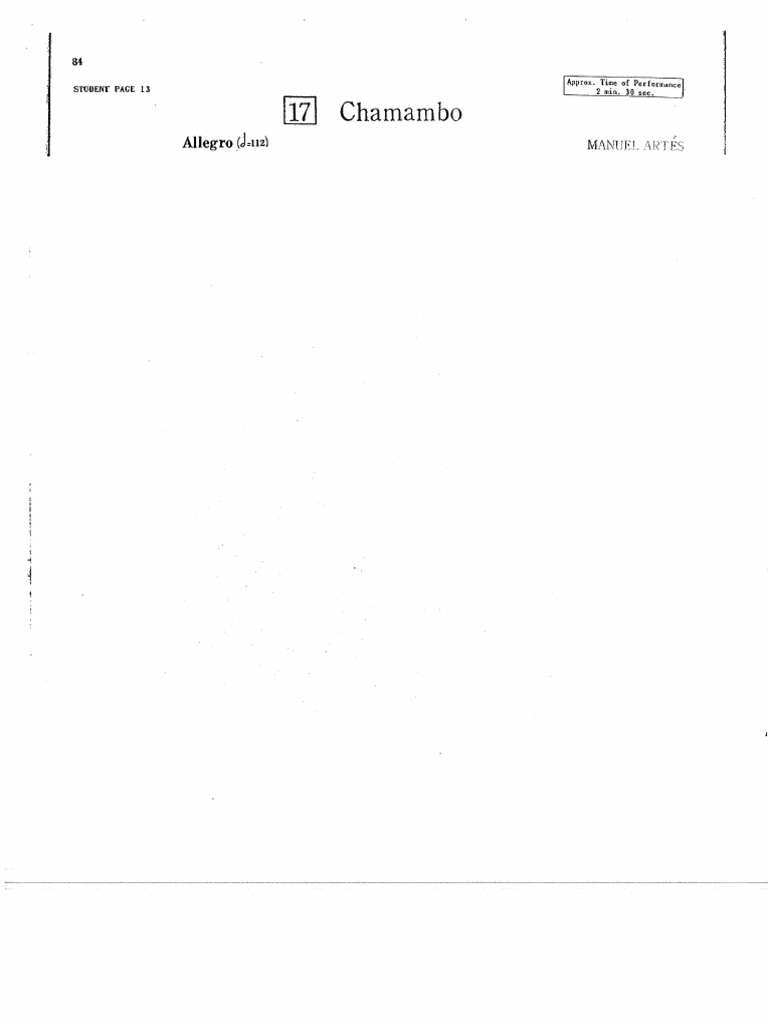 Chamambo Manuel Artés | PDF