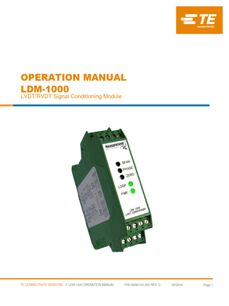 ENG SS LDM-1000 Operation Manual A | PDF | Electronic Oscillator | Electrical Impedance