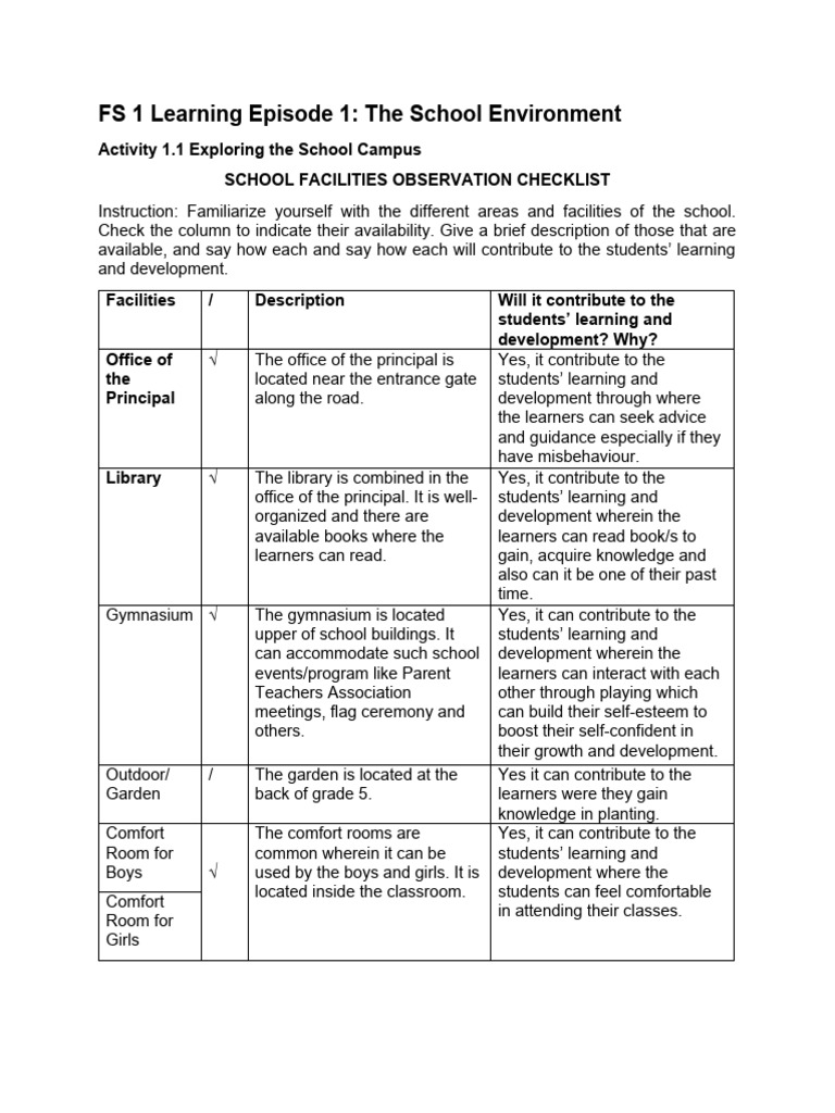 Fs1 Episode 1 Vic | PDF | Learning | Classroom