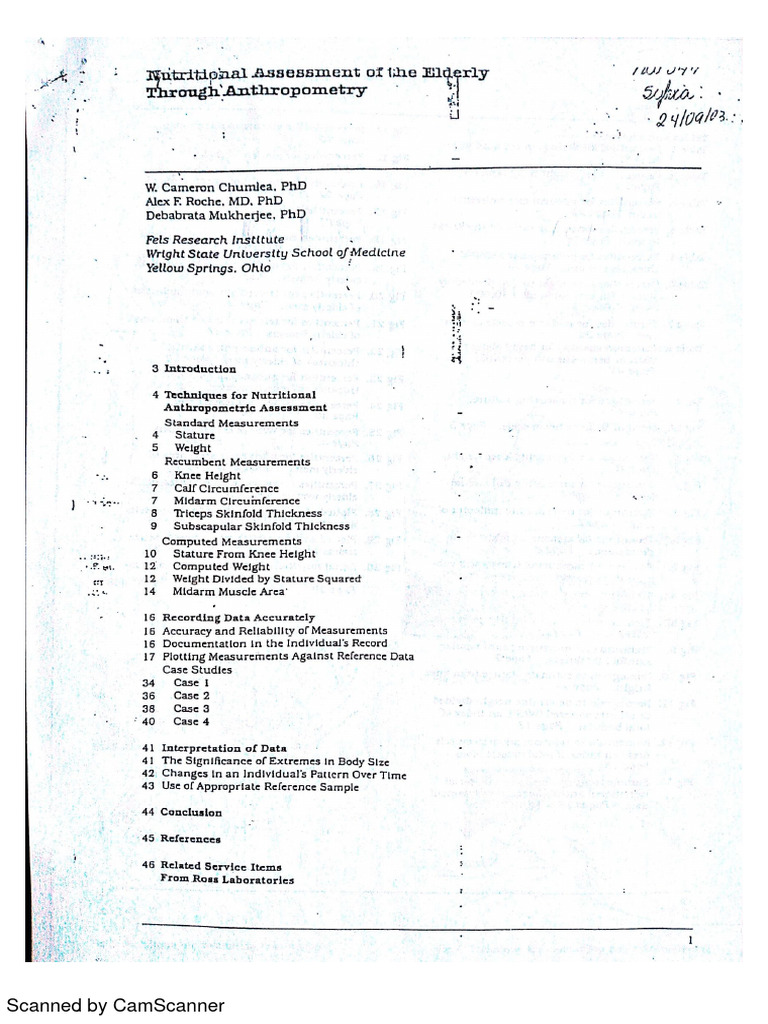 Apostila Chumlea | PDF