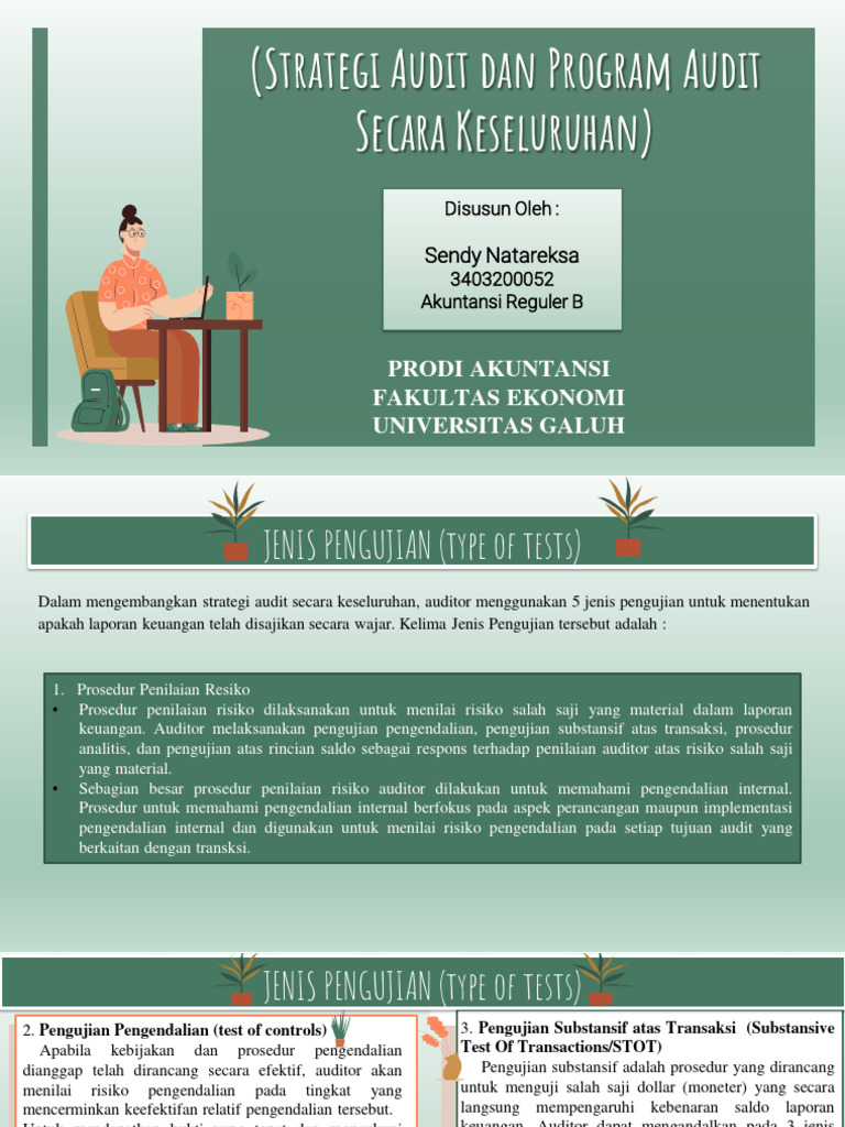 Strategi Audit Dan Program Audit Secara Keseluruhan | PDF