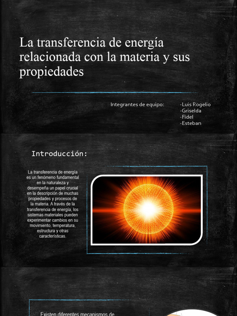 Mecanismos de Transferencia de Energía | PDF | Transferencia de calor ...