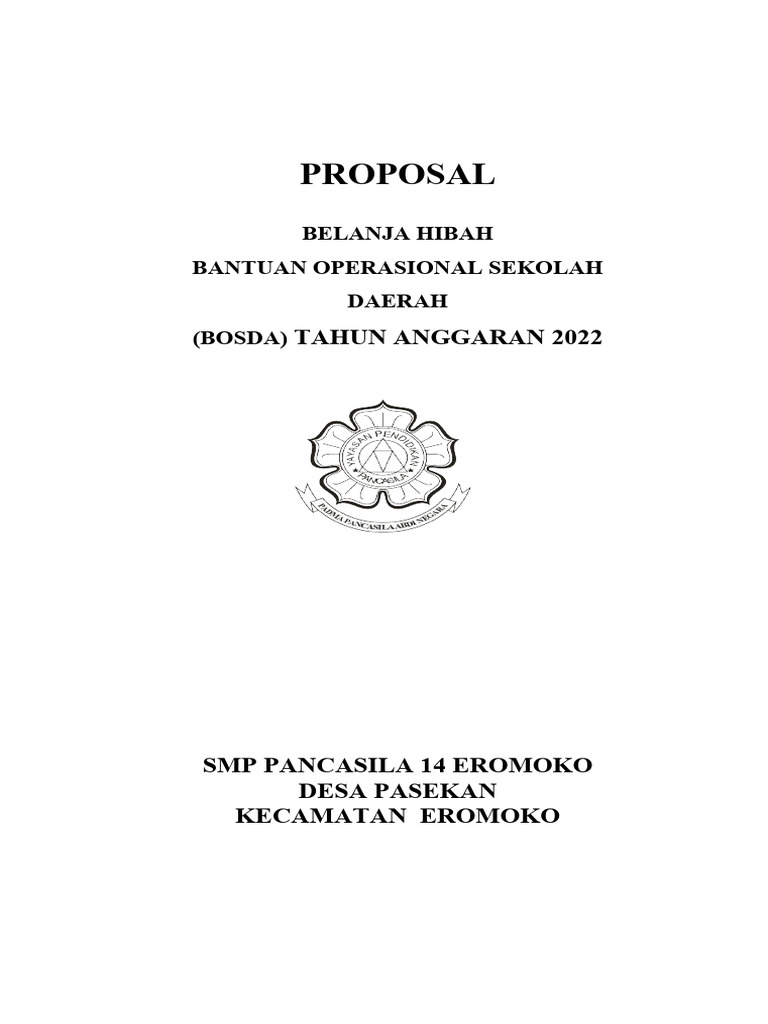 Contoh Proposal Hibah 2022 | PDF