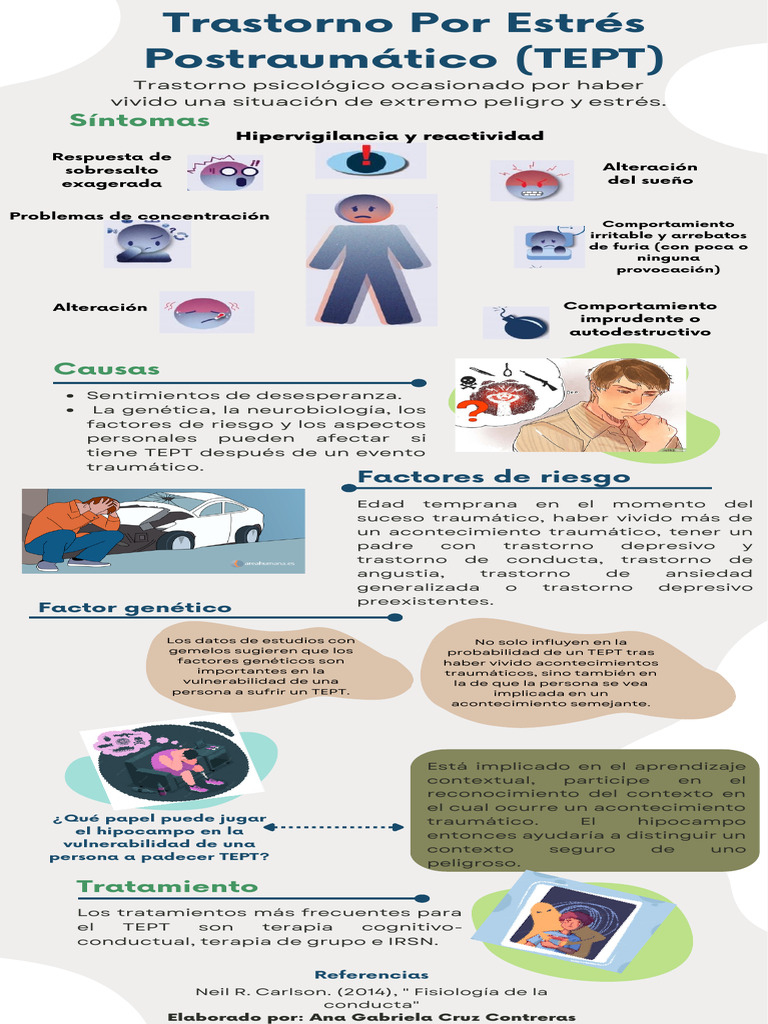 Trastorno Por Estrés Postraumático (Tept) | PDF | Las emociones ...