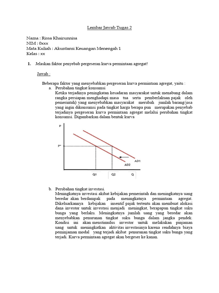 Tugas 2 PE Makro | PDF | Pengelolaan Keuangan & Uang | Politik
