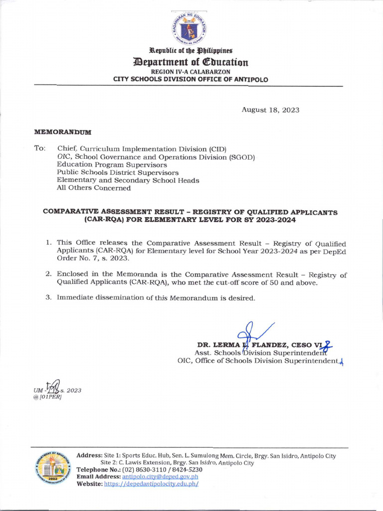 UM-578-S2023-COMPARATIVE-ASSESS inMENT-RESULT-REGISTRY-OF-QUALIFIED ...