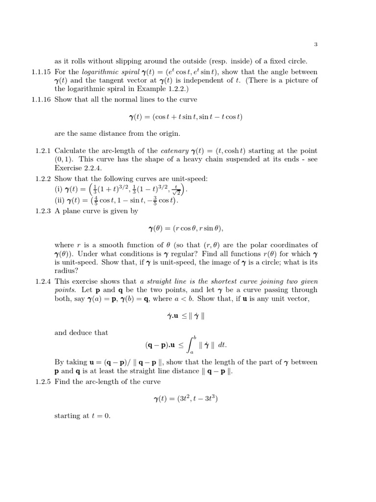 Differential Topology Exercises | PDF