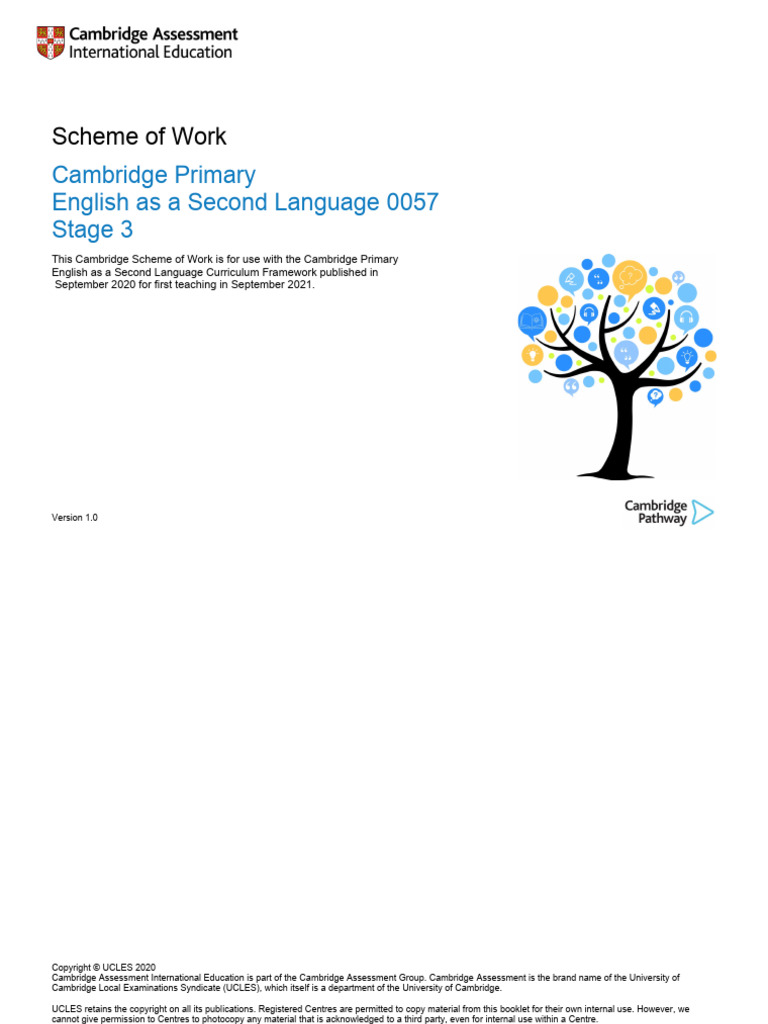 0057 Primary E2L Stage 3 Scheme of Work - tcm142-595033 | PDF | Second Language Acquisition ...
