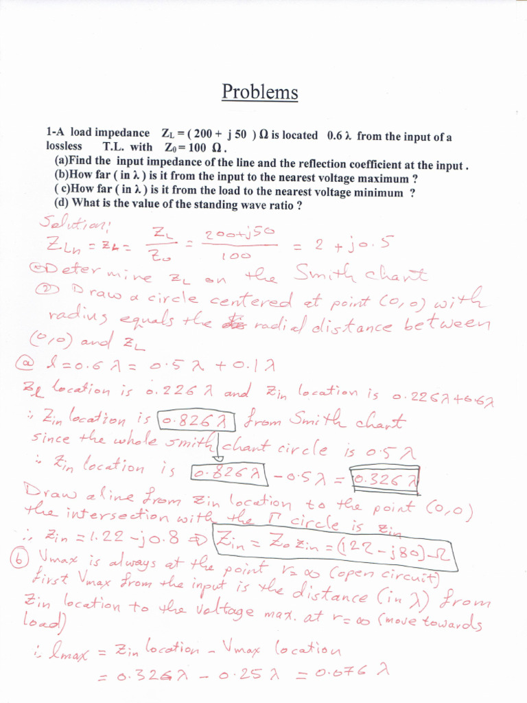 Smith Chart Tutorial | PDF