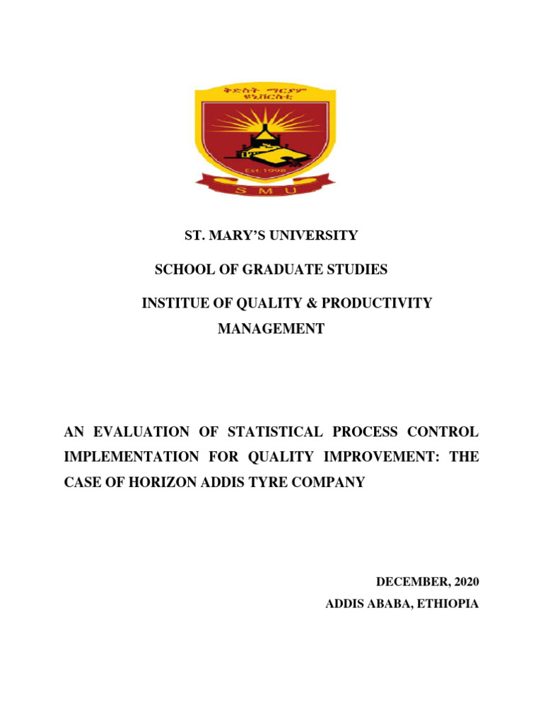 Matiwos Terefe Final | PDF | Quality (Business) | Methodology