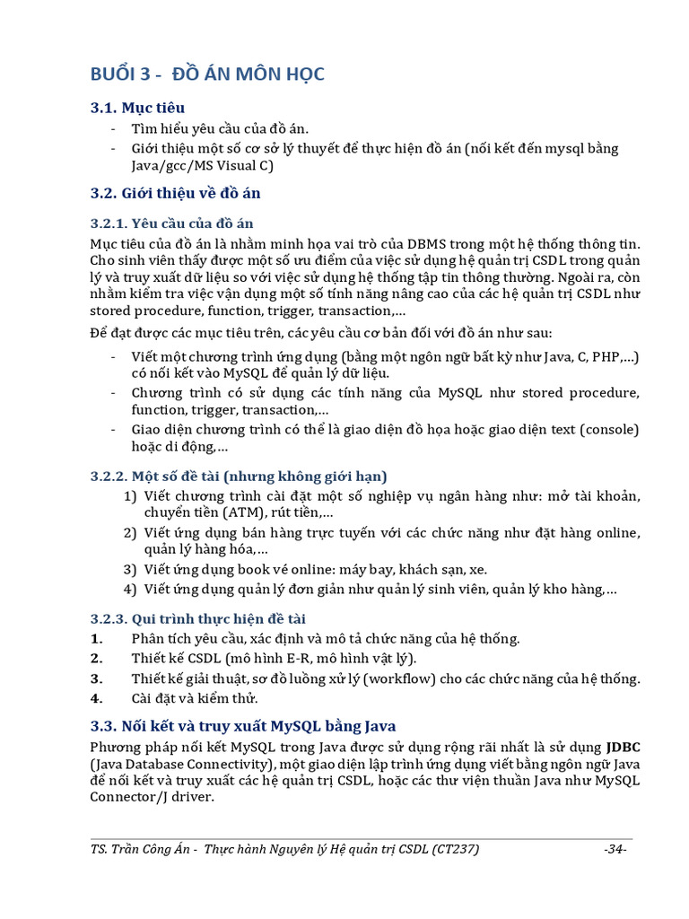 Thuc Hanh Dbms Ct237 Part3of3 | PDF