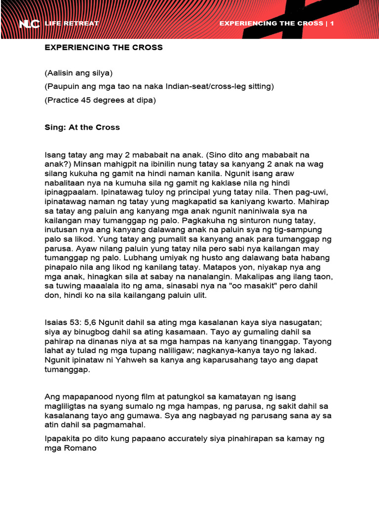 Experiencing The Cross | PDF