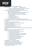 Caie Igcse Biology 0610 Alternative To Practical | PDF | Science & Mathematics