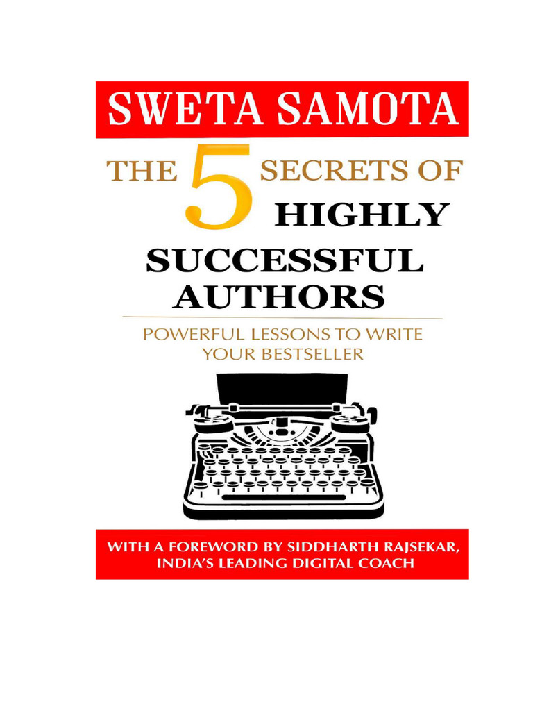 Ebook The 5 Secrets Of Highly Successful Authors Pdf Books Non