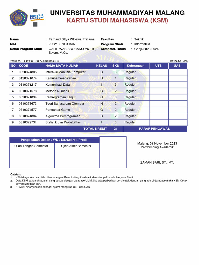 Fernand Ditya Sem3 | PDF